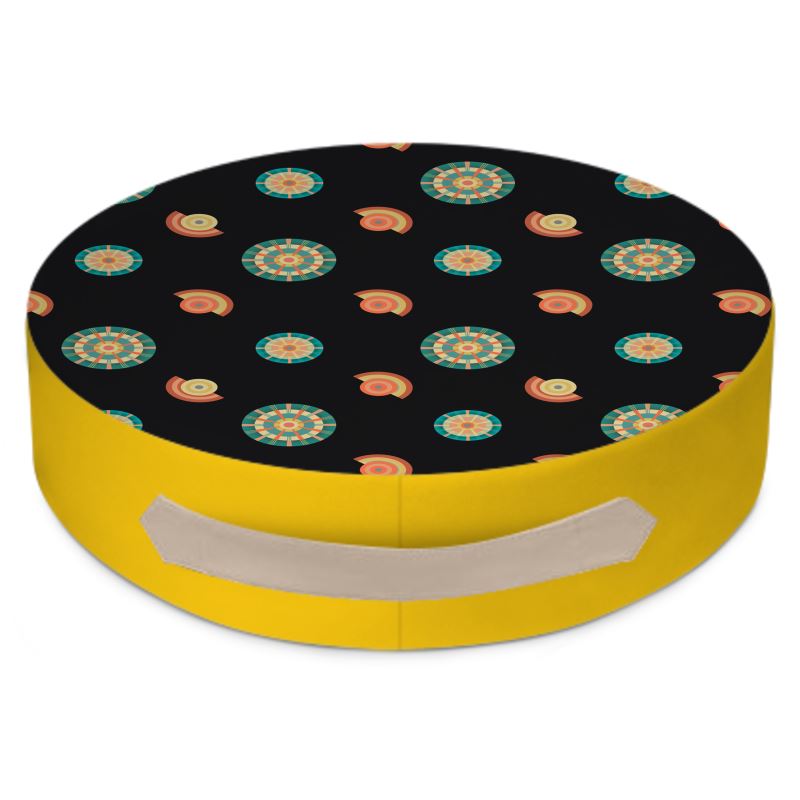 Round Floor Cushions – Cassie Leedham Art
