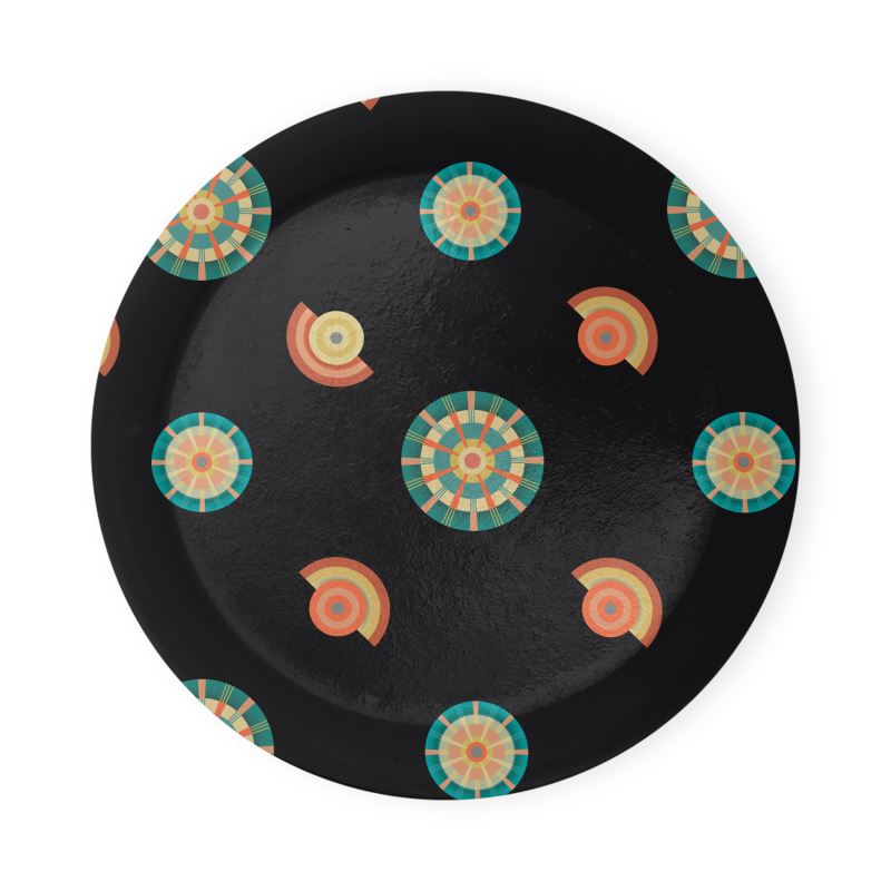 Round Coaster Trays – Cassie Leedham Art