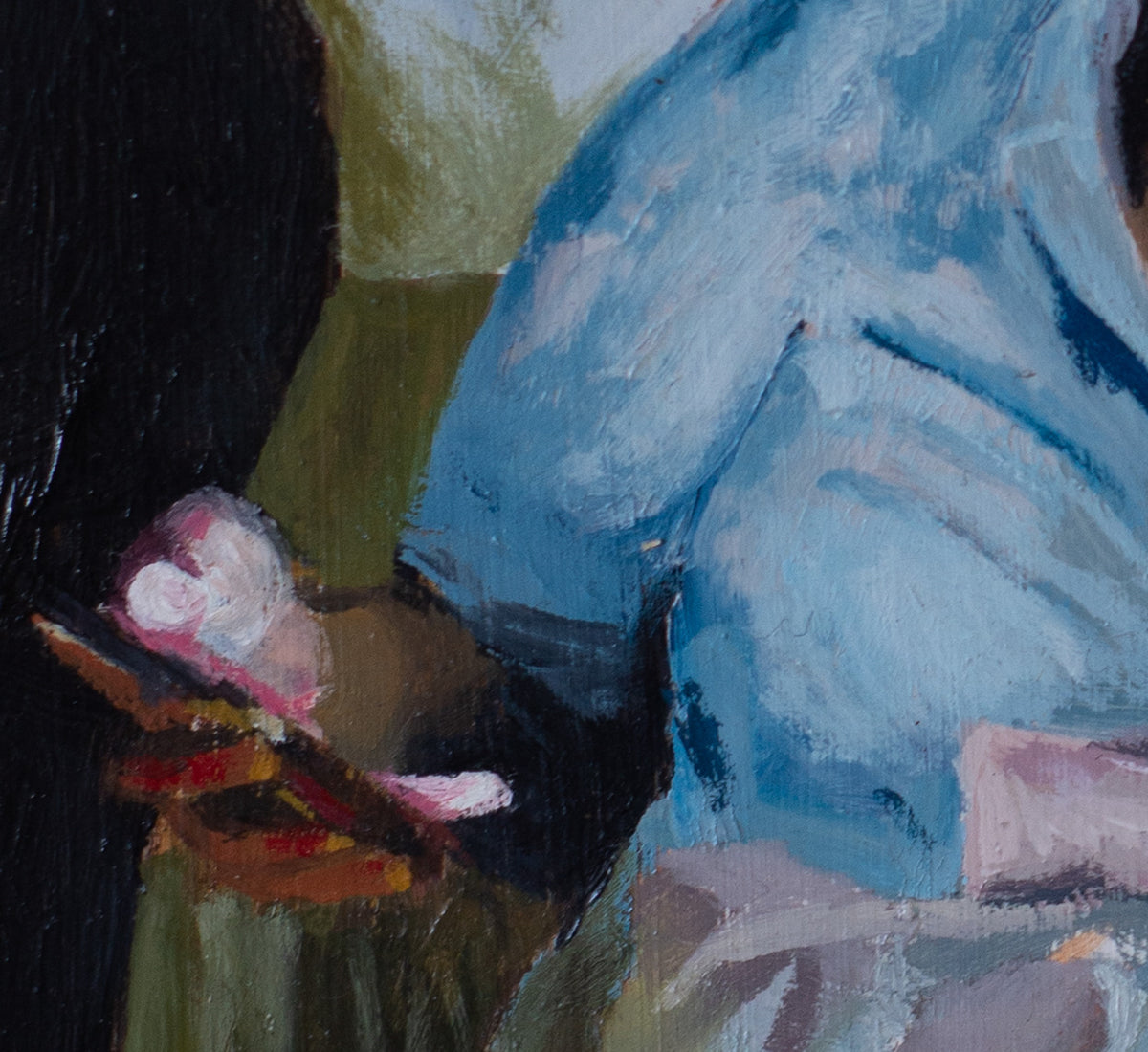 Original - The Night Feed, oil on board – Cassie Leedham Art