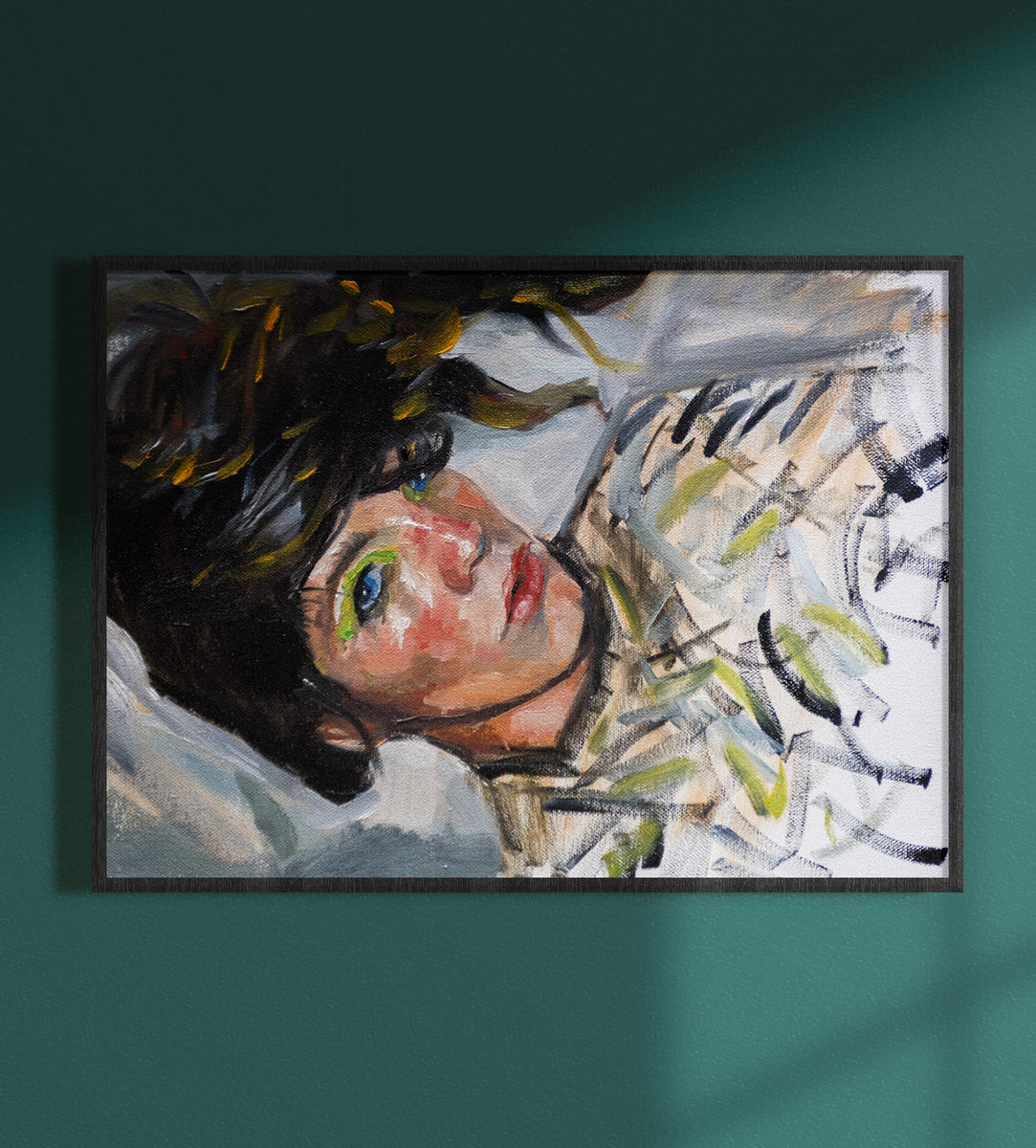 Portrait of Daniel Lismore Art Print – Cassie Leedham Art